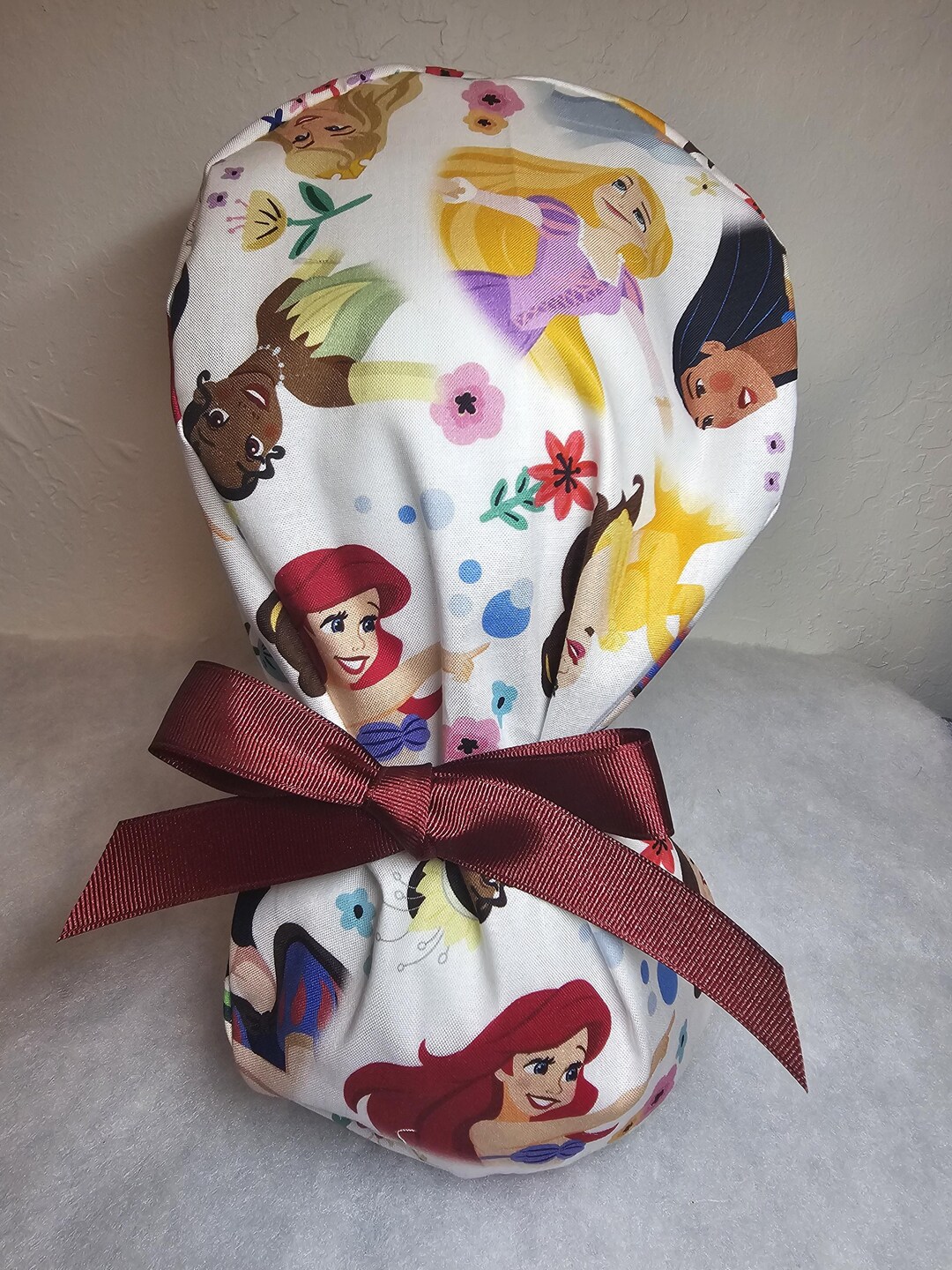 Disney Surgical Scrub Cap, Ponytail Scrub Cap, Surgeon's Cap, Nurse Cap ...