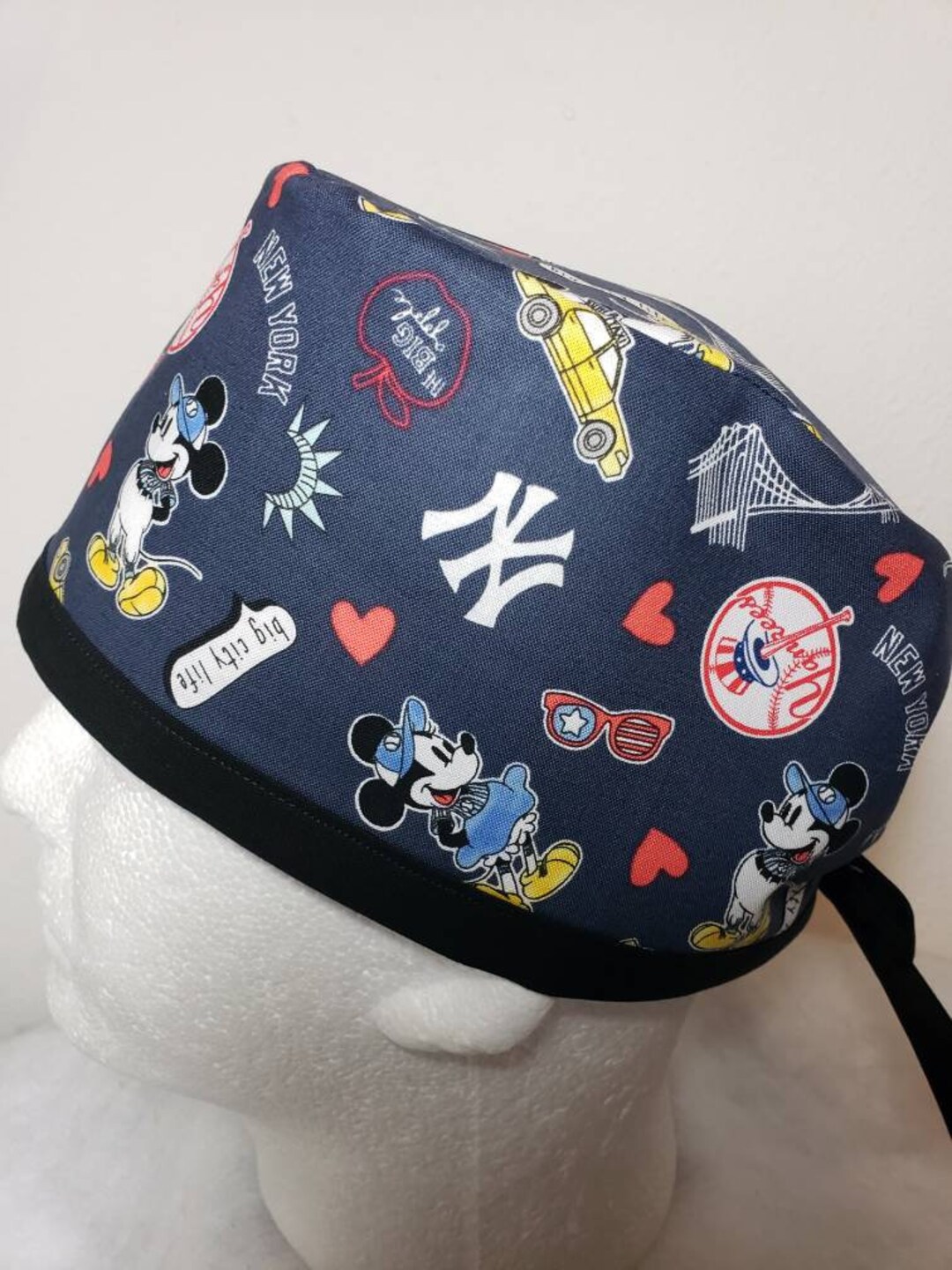 Baseball Theme Surgical Scrub Cap, Dental Cap, Veterinarian Cap, Food ...