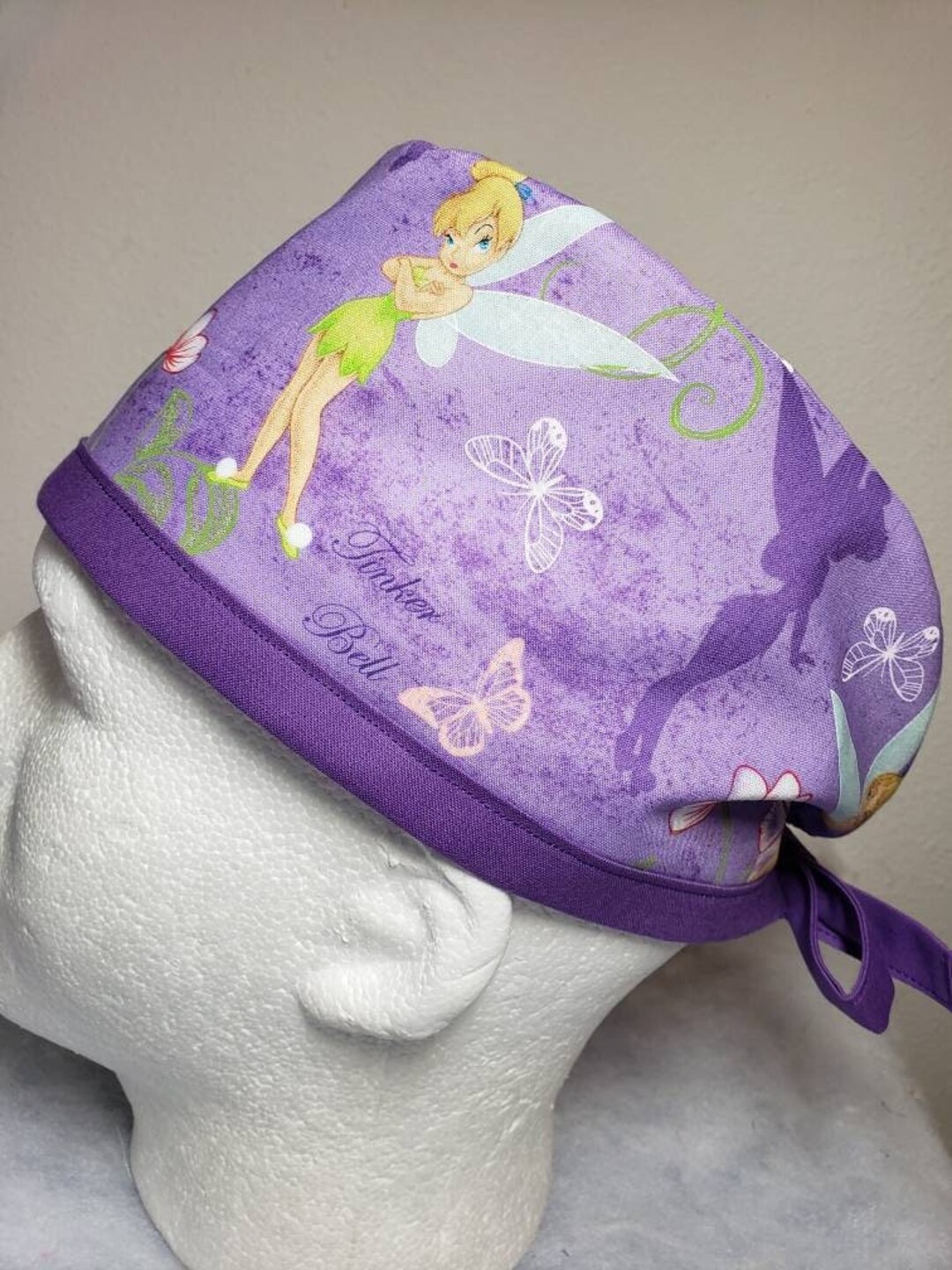 Tinkerbell Surgical Scrub Cap, Nurse Scrub Cap, Surgeon's Cap, Dentist ...