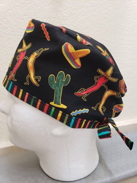 Salsa Dancing Jalapeños Peppers Surgical Scrub Cap - Etsy Nederland