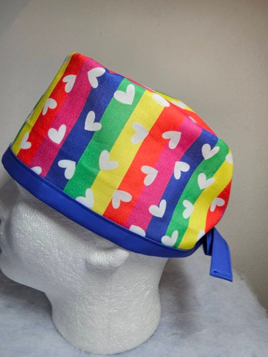 Pride Rainbow Surgical Scrub Cap, Surgeon's Cap, Nurse Cap, Dentist Cap ...