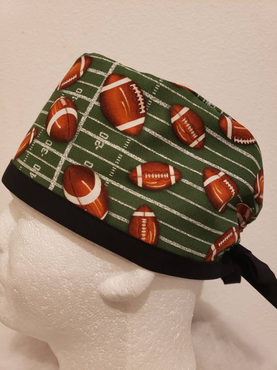 Football Surgical Scrub Cap - Etsy