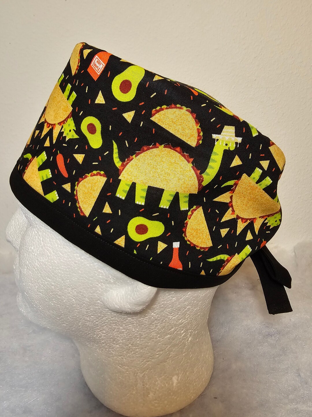 Taco Dinosaur Surgical Scrub Cap, Surgeon's Cap, Nurse Cap, Food ...