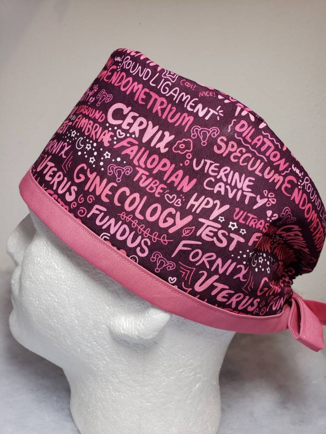 Funny Medical Surgical Scrub Cap, Surgeon's Cap, Nurse Cap, Gynecology ...