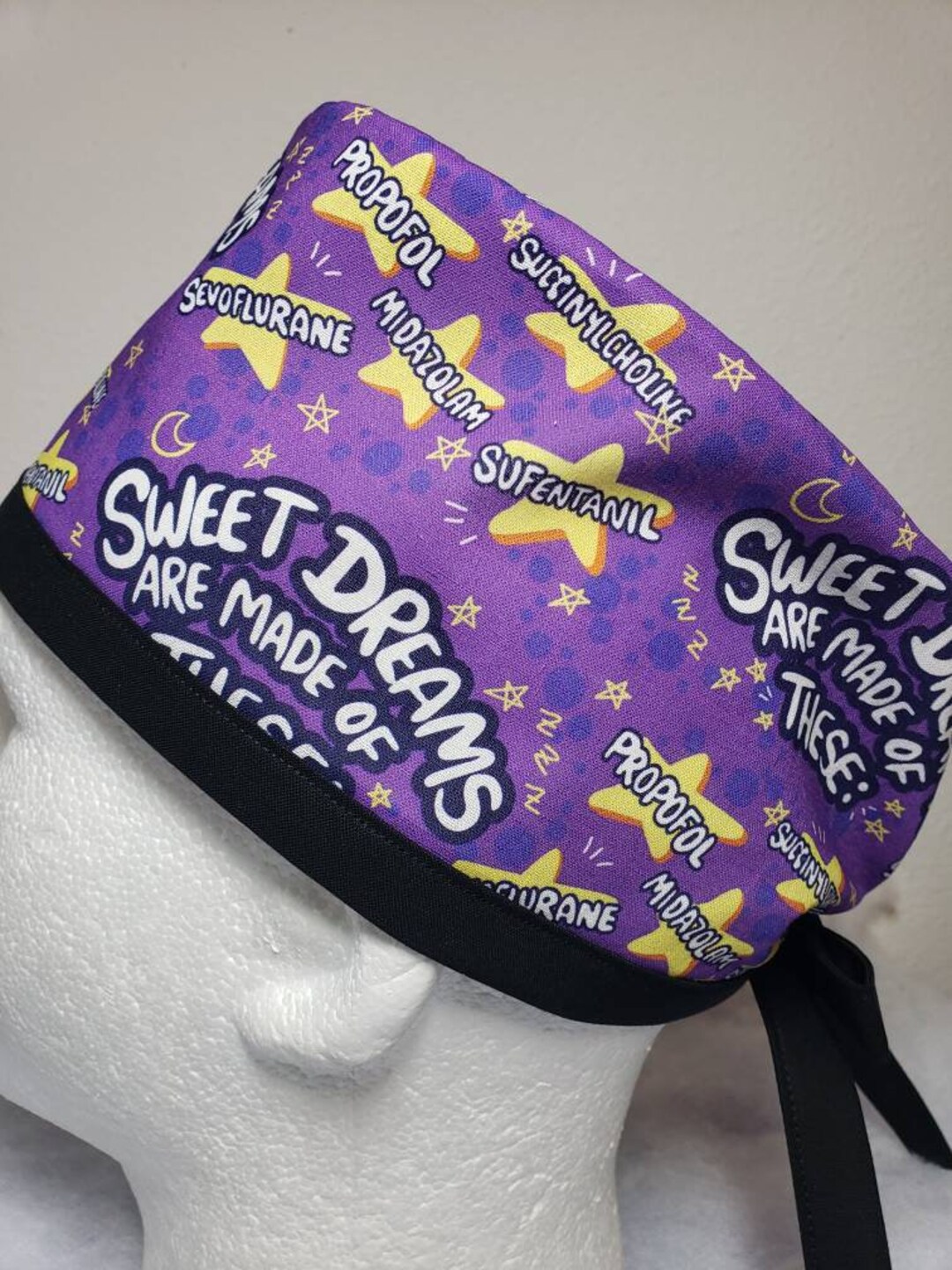 Funny Medical Surgical Scrub Cap, Surgeon's Cap, Anesthesiologists Cap ...