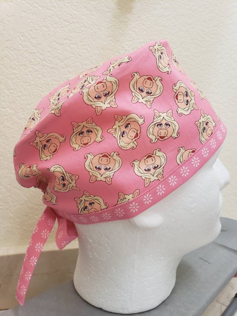Disney Muppets Miss Piggy Surgical Scrub Cap | Etsy