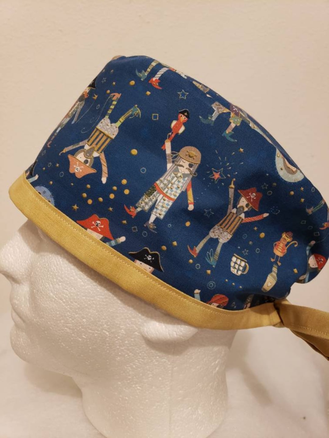 Pirates Surgical Scrub Cap. Funny Cap. Dentist Cap. Food Service Cap - Etsy
