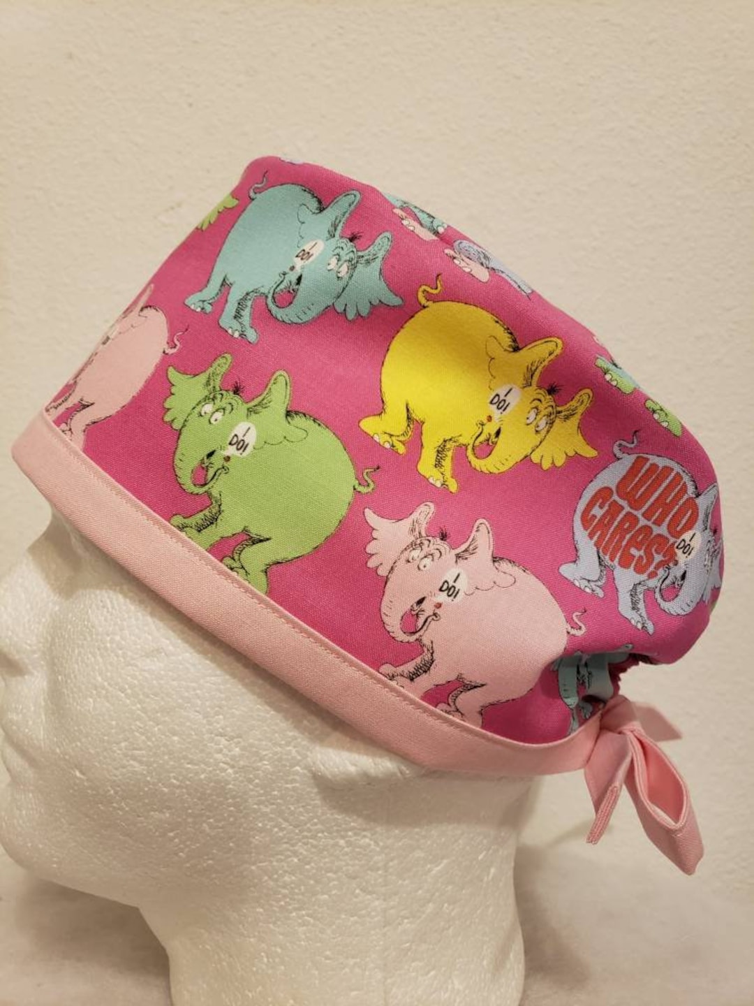 Who Cares, Elephant Surgical Scrub Cap. - Etsy