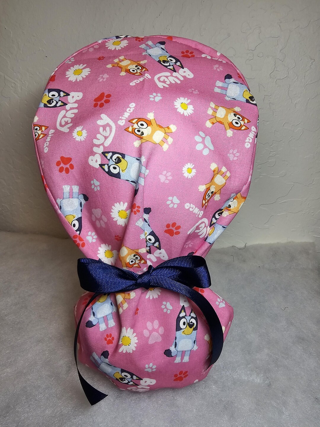 Blue Dog Surgical Scrub Cap, Nurse Cap, Dentist Cap, Funny Cap, Cartoon ...