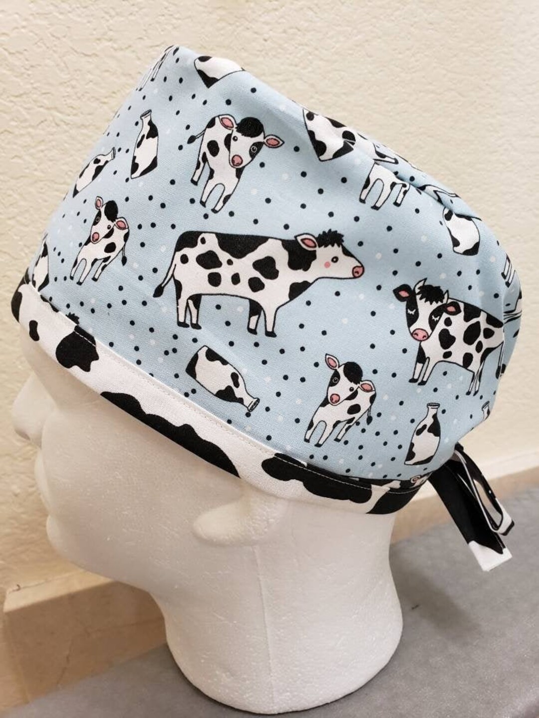 Blue Cows Surgical Scrub Cap, Dairy - Etsy