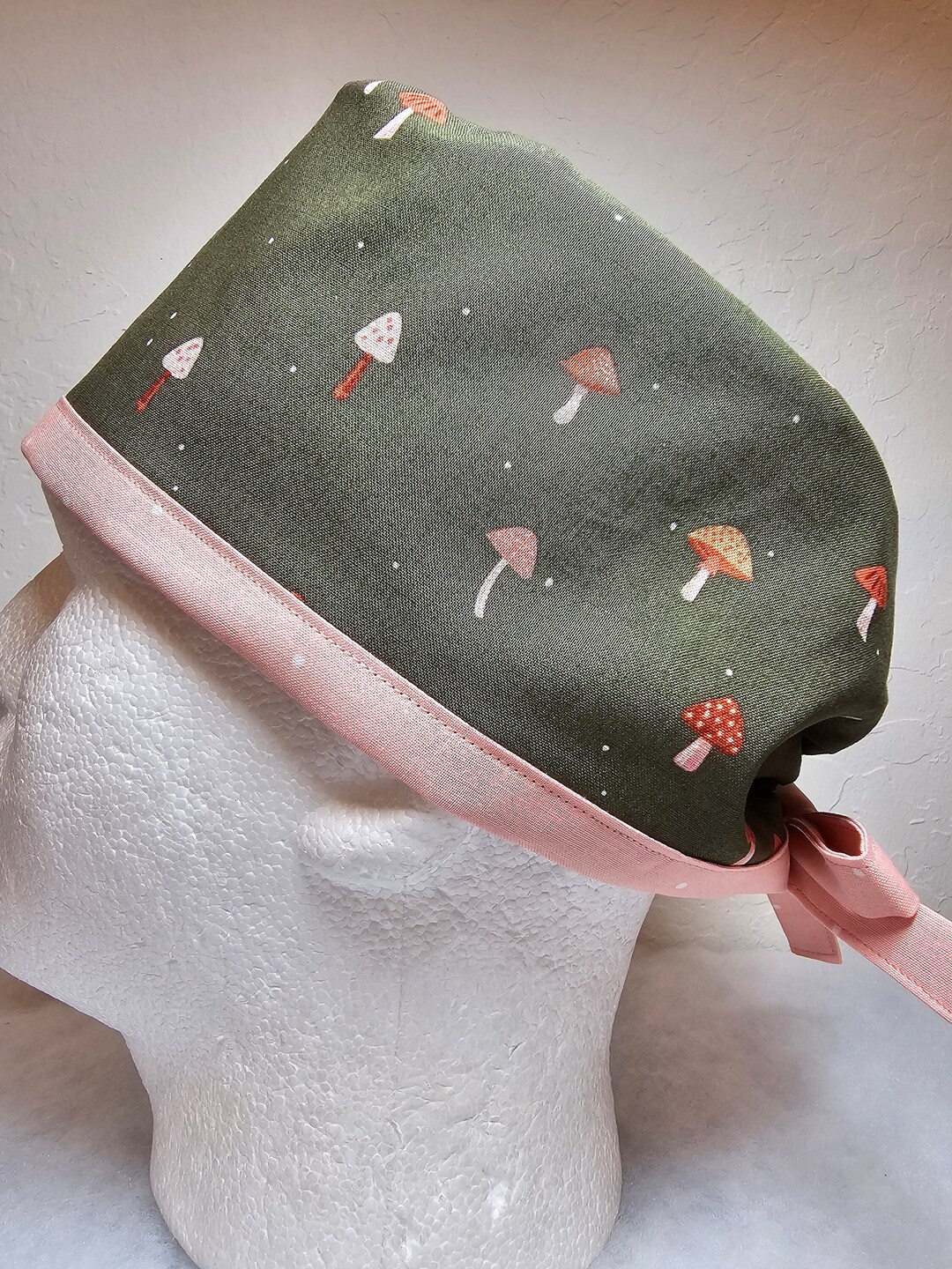 Simple Mushrooms Surgical Scrub Cap, Surgeon's Cap, Nurse Cap, Lab Tech ...