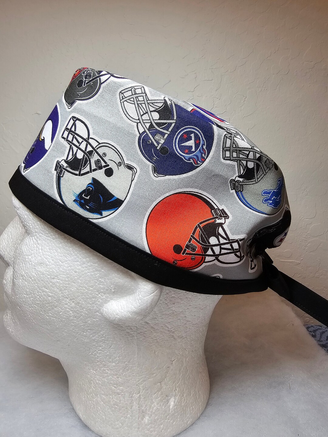 Football Team Surgical Scrub Cap, Team Sports Cap, Surgeon's Cap, Nurse ...