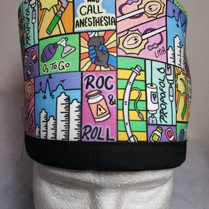 Funny Anesthesia Surgical Scrub Cap, Surgeon's Scrub Cap, Medical Scrub ...