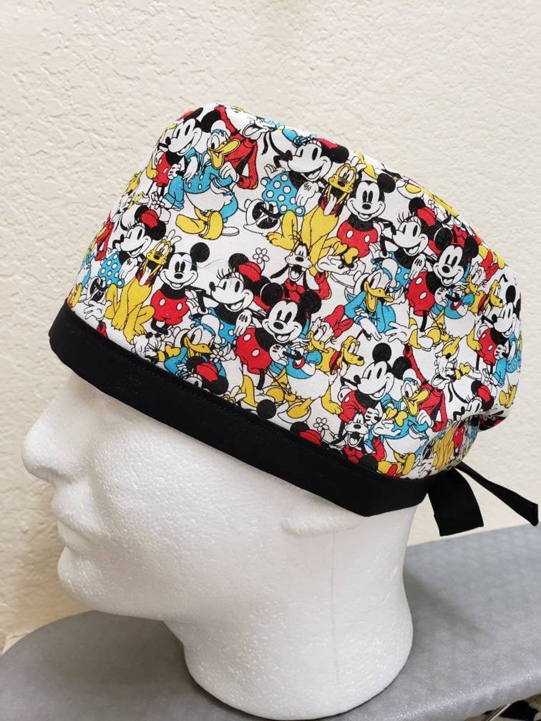 Mickey Mouse Minnie Mouse Donald Goofy and Fab 5 Surgical Scrub Cap - Etsy