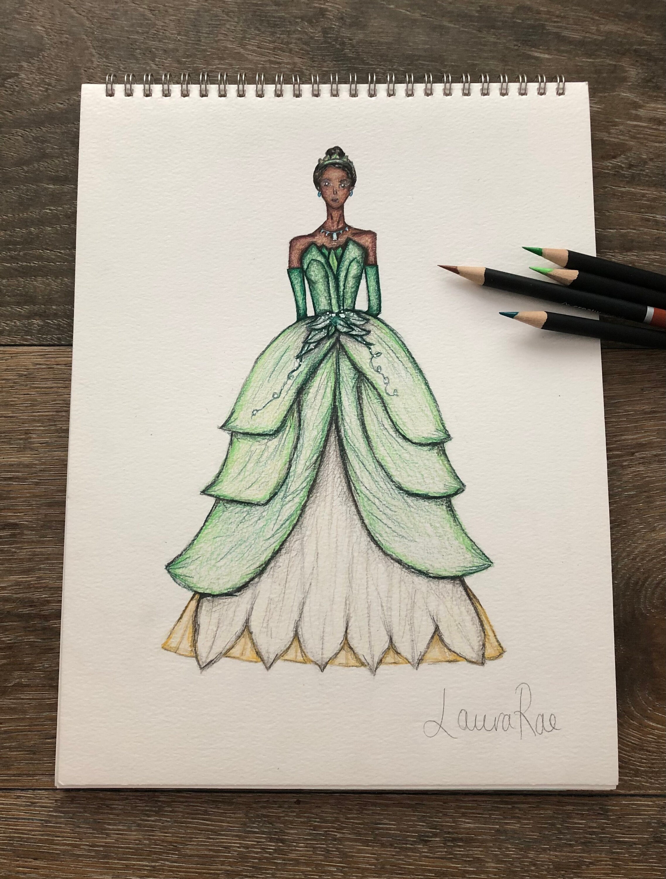 Disney Princess Dresses Drawings