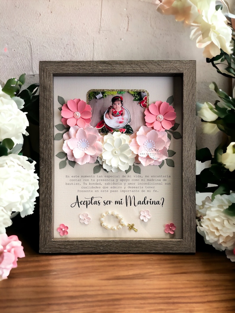 Personalized Baptism Proposal Shadow Box – Godparent Gift - Etsy