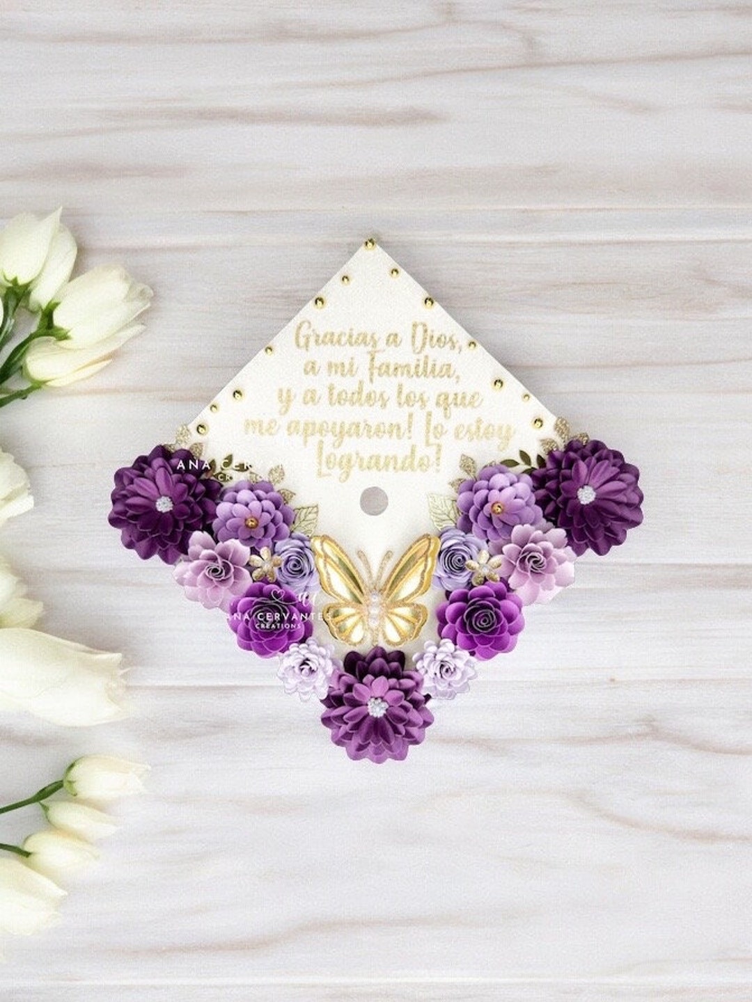 Graduation Cap Topper Topper Para Birrete Decorado Personalizado ...