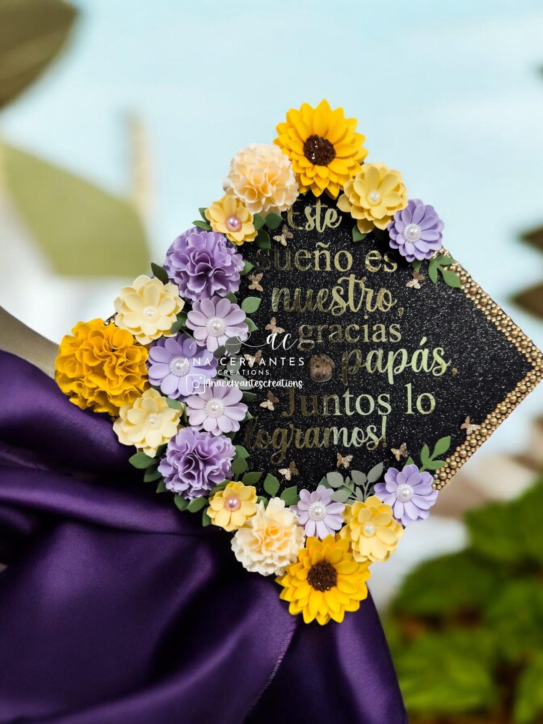 Graduation Cap Topper | Topper Para Birrete Decorado | Personalizado ...