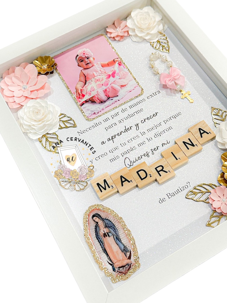 Baptism Proposal Shadow Box Caja De Sombra De Propuesta De - Etsy