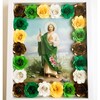 San Judas Tadeo Custom Made Shadow Boxes With Paper Roses fairy Lights ...