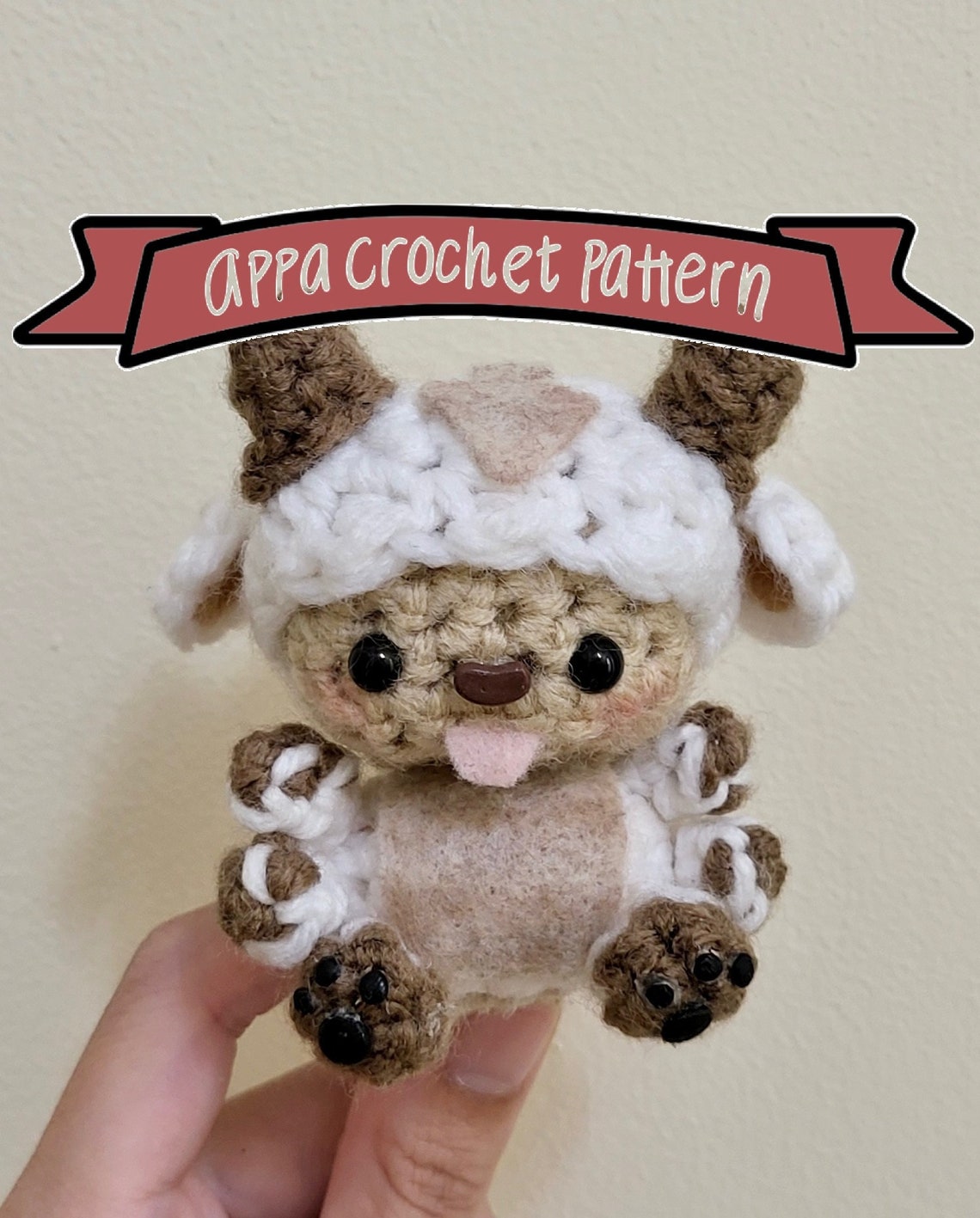 Crochet Appa Amigurumi Pattern From Avatar the Last Airbender - Etsy