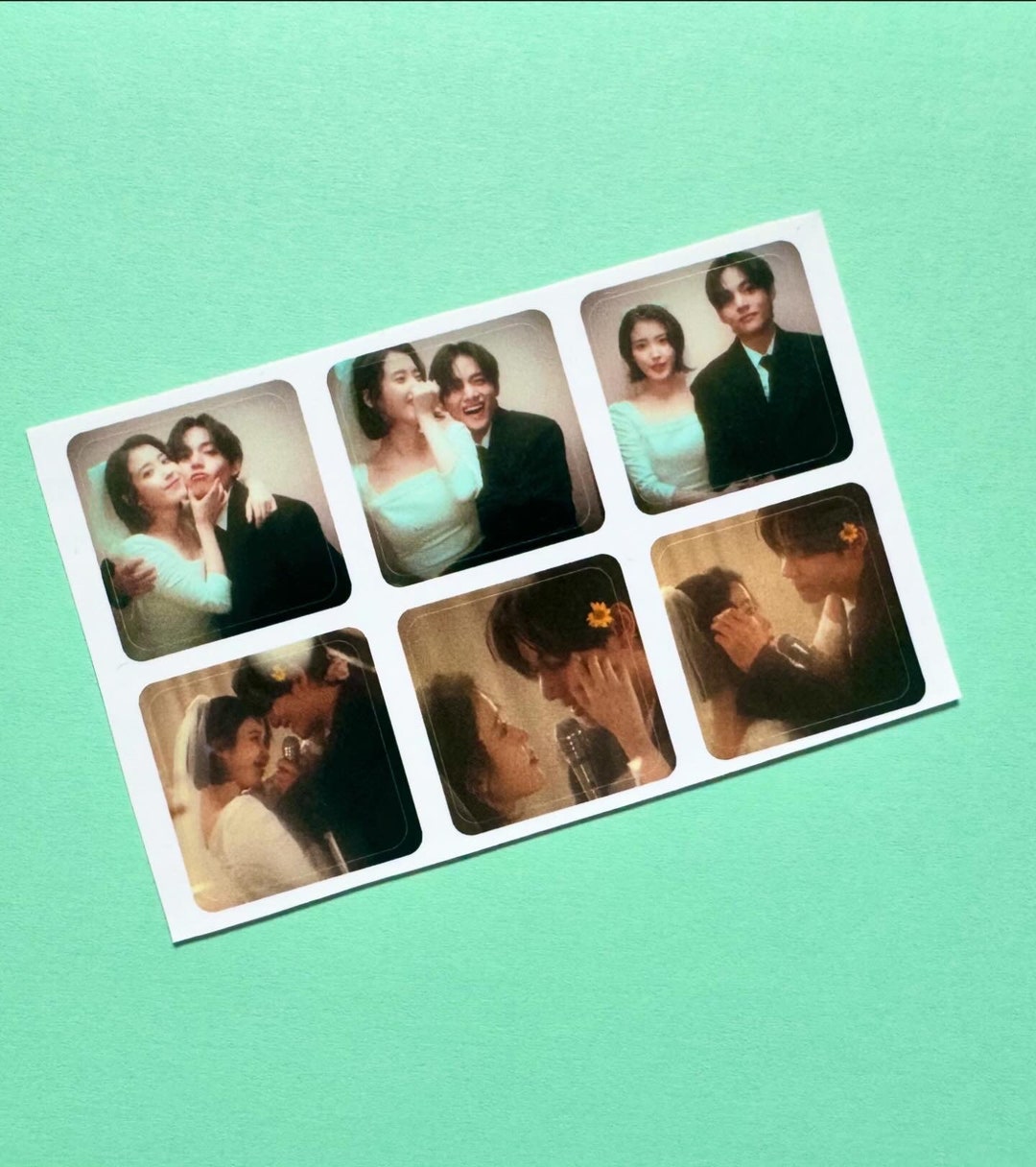 Love Wins All Sticker Sheet, Taehyung & IU LWA Music Video Stickers - Etsy
