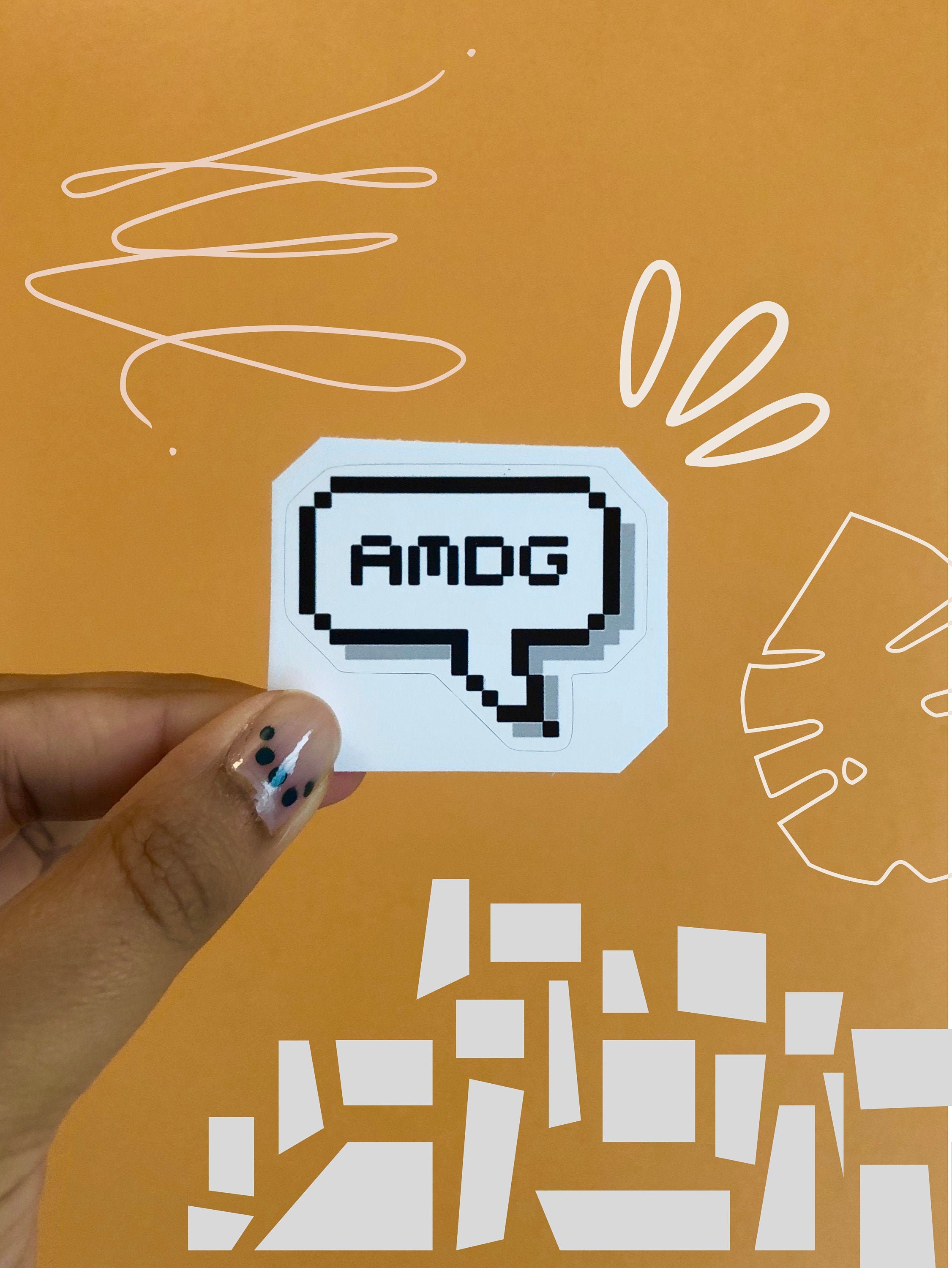 AMDG Pixelated Sticker Ad Majorem Dei Gloriam for the - Etsy Canada