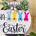 Easter Door Decor, Welcome Easter Door Sign, Spring Door Wreath, Front ...