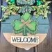 St Patrick's Day Welcome Sign Door Hanger Door | Etsy