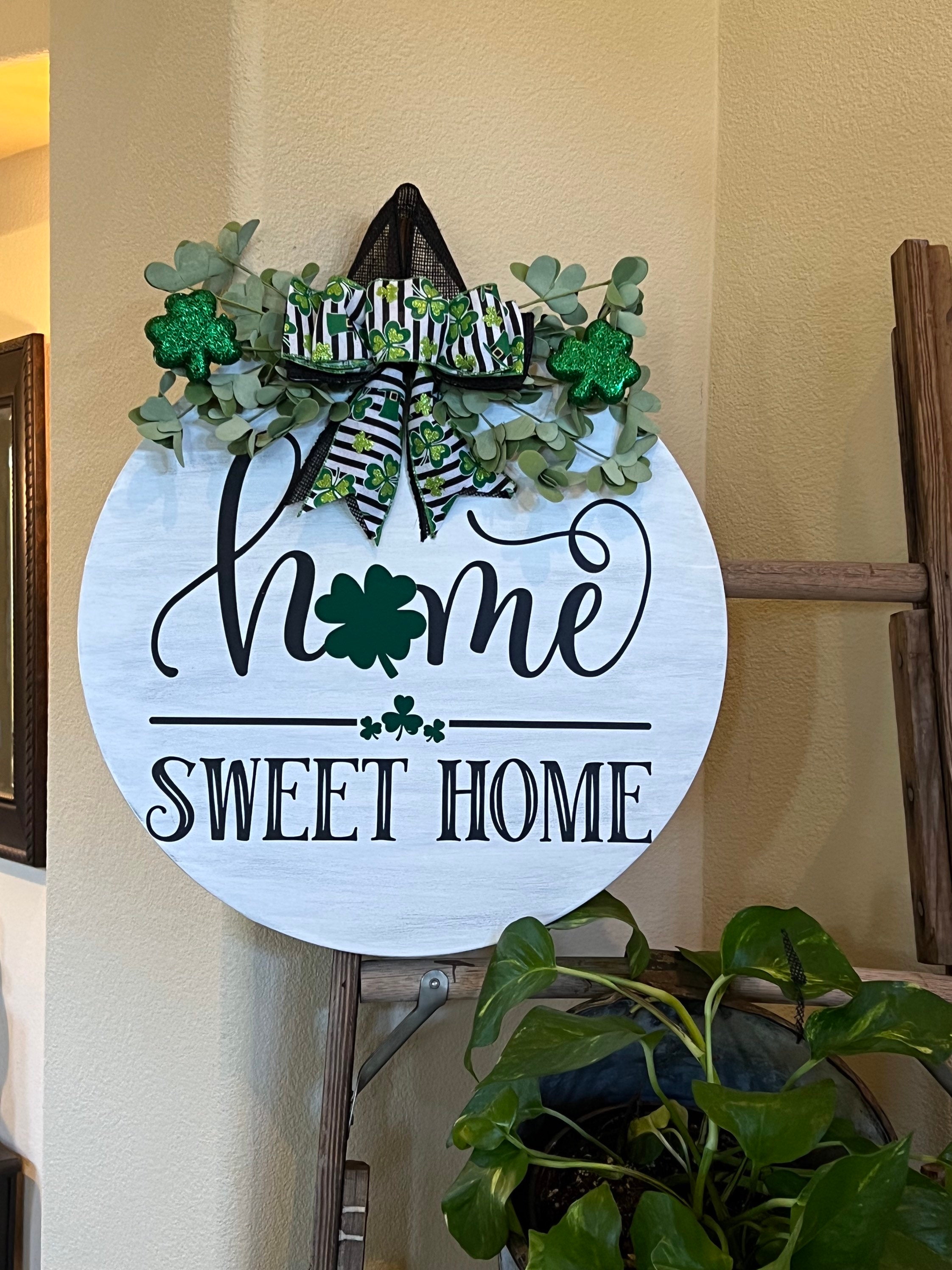 St Patricks Day Door Hanger St Paddy's Door Sign - Etsy