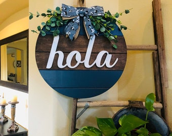Hola Sign - Etsy