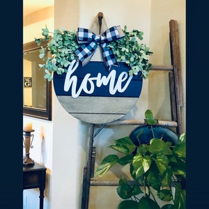 Front Door Decor, Welcome Door Sign, Front Door Hanger, Front Door ...