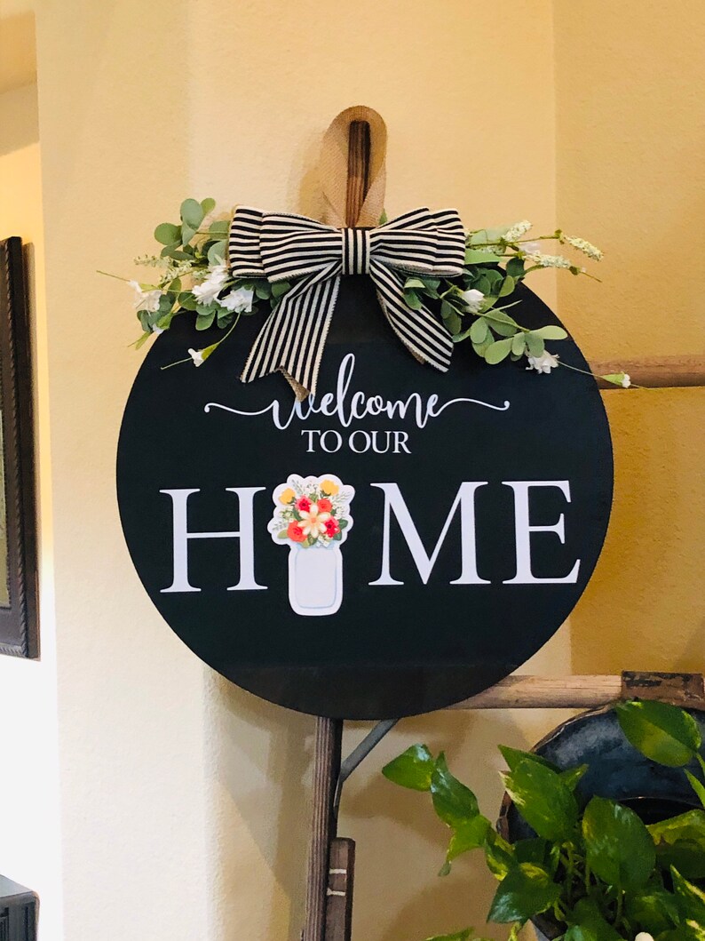 Interchangeable Sign for Front Door Seasonal Door Hanger - Etsy