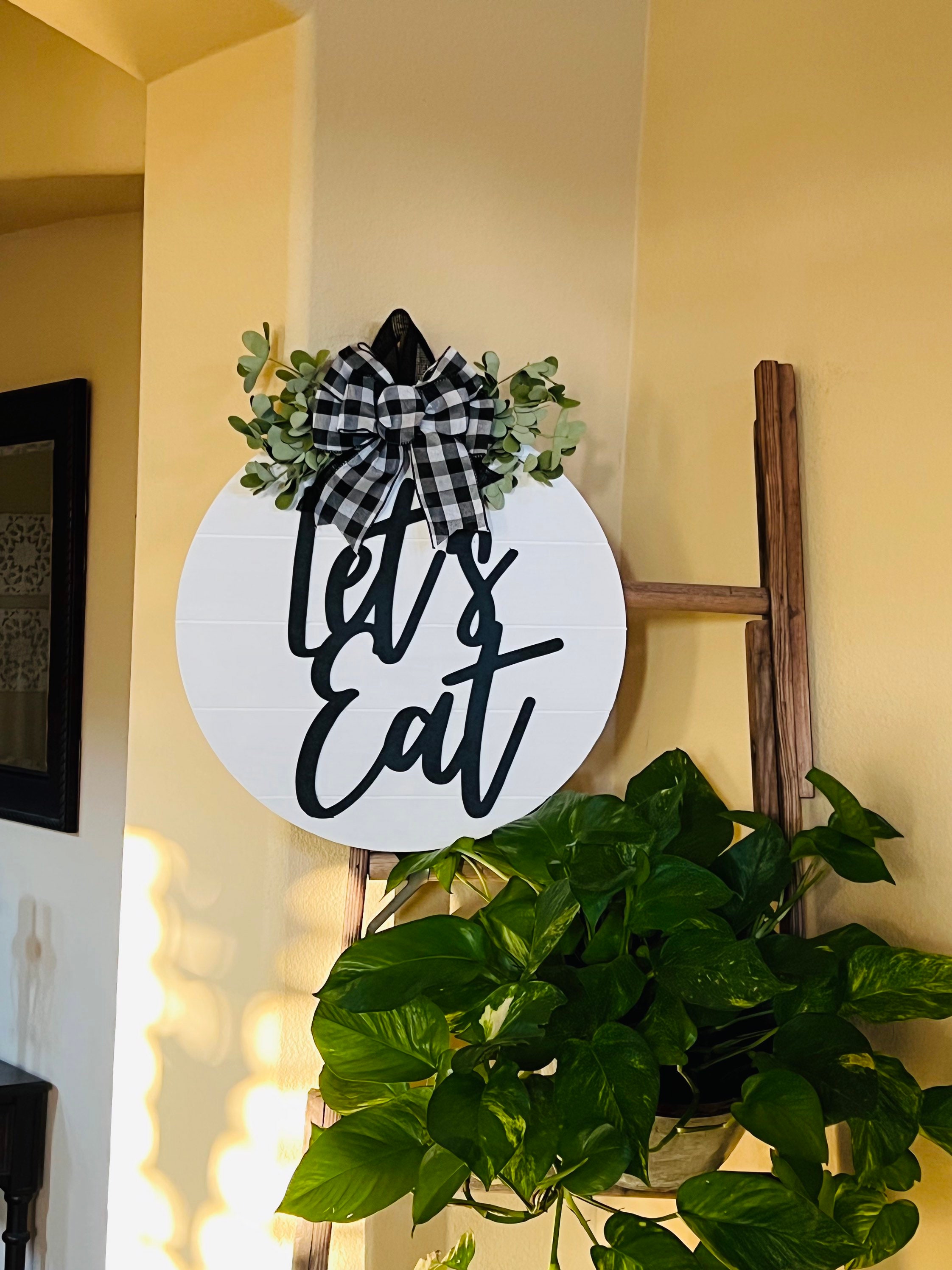 Kitchen Wall Decor, Kitchen Farmhouse Sign, Kitchen Door Decor, Kitchen ...