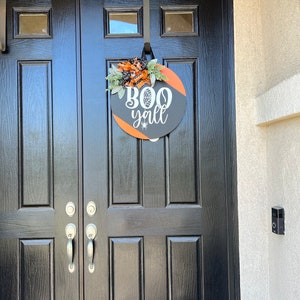 Halloween Door Decor, Halloween Welcome Sign, Halloween Door Hanger ...