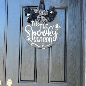 Halloween Door Decor, Halloween Welcome Sign, Halloween Door Hanger ...
