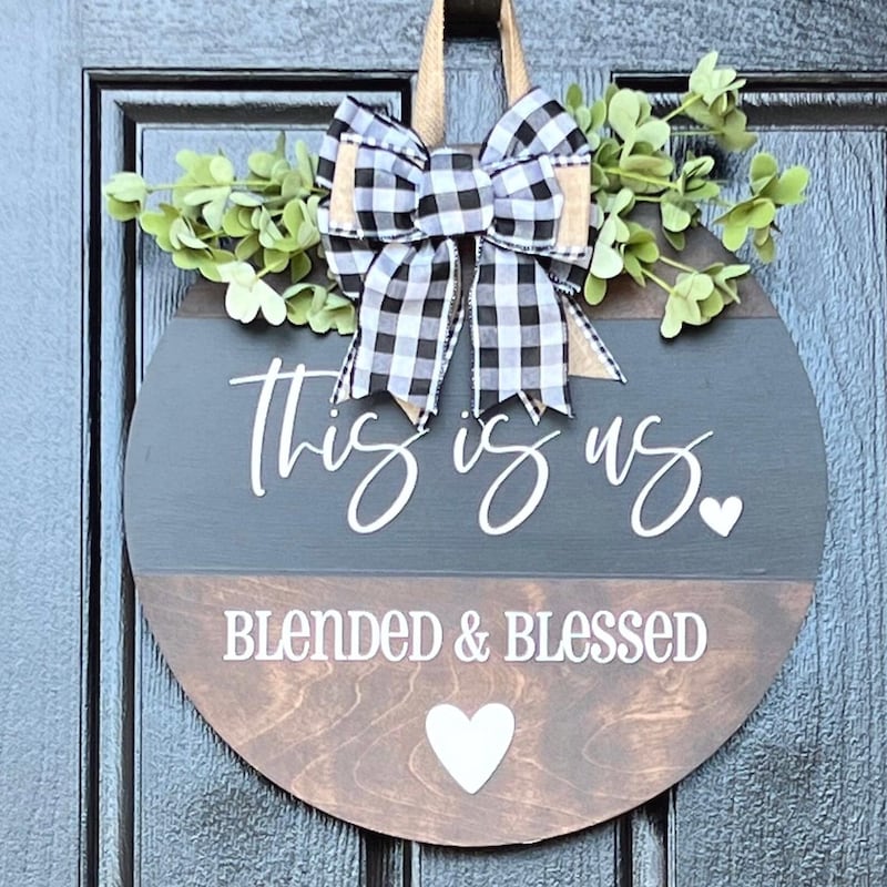 Blended Family Sign - Etsy