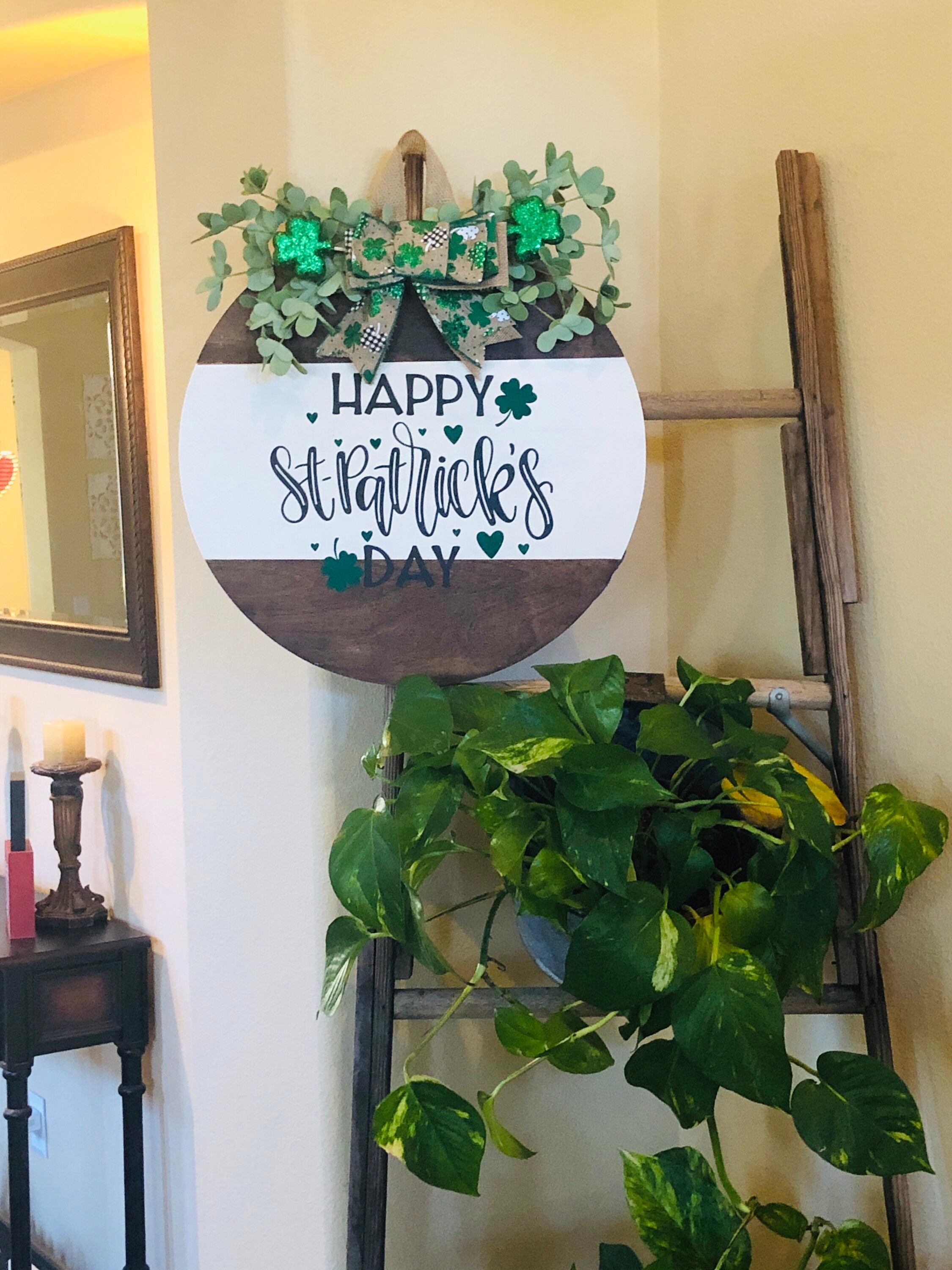 St Patrick's Day Welcome Sign St Paddy's Day Door - Etsy