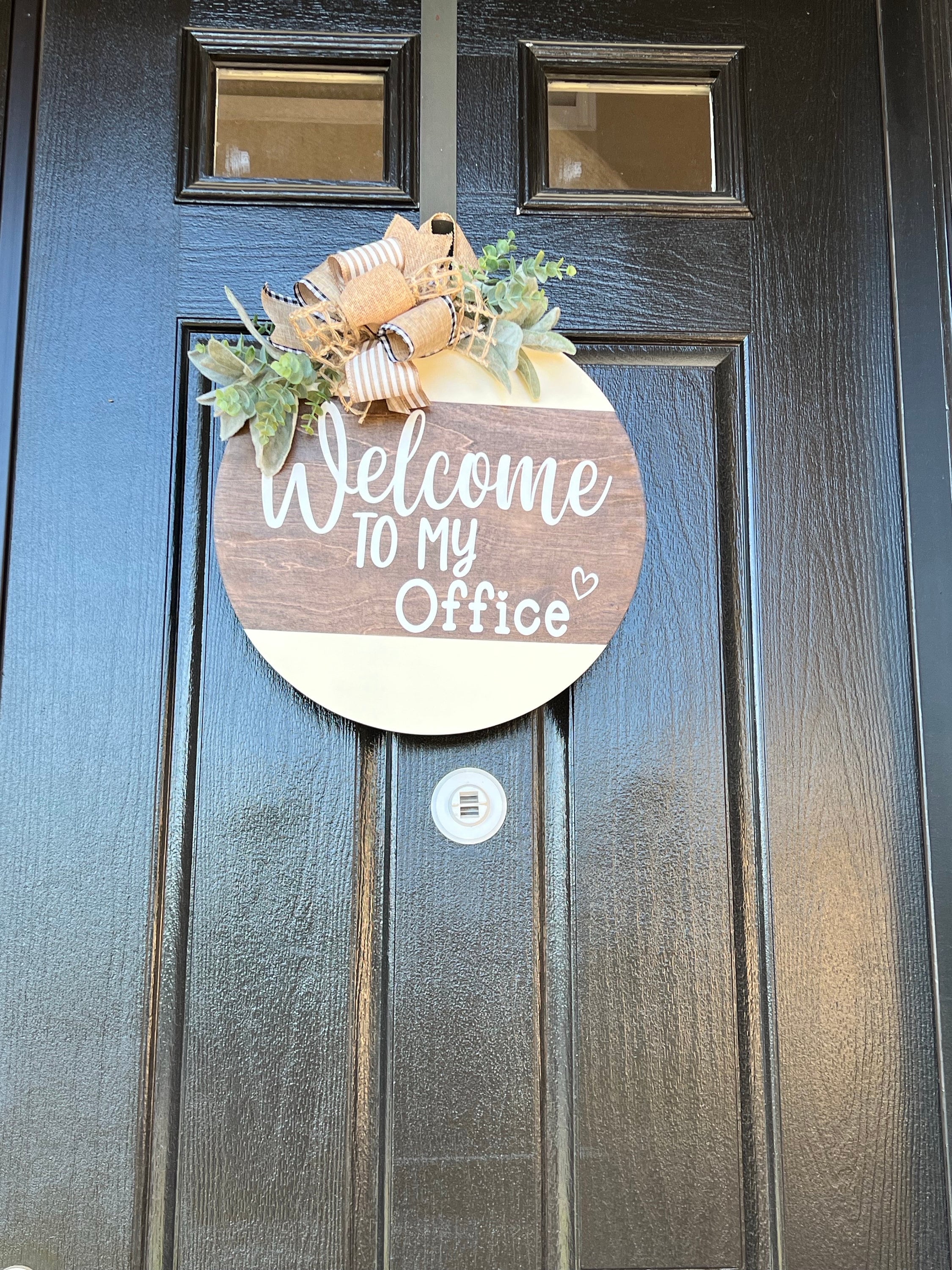 Office Door Decor, Office Door Sign, Office Farmhouse Hanger, Office ...
