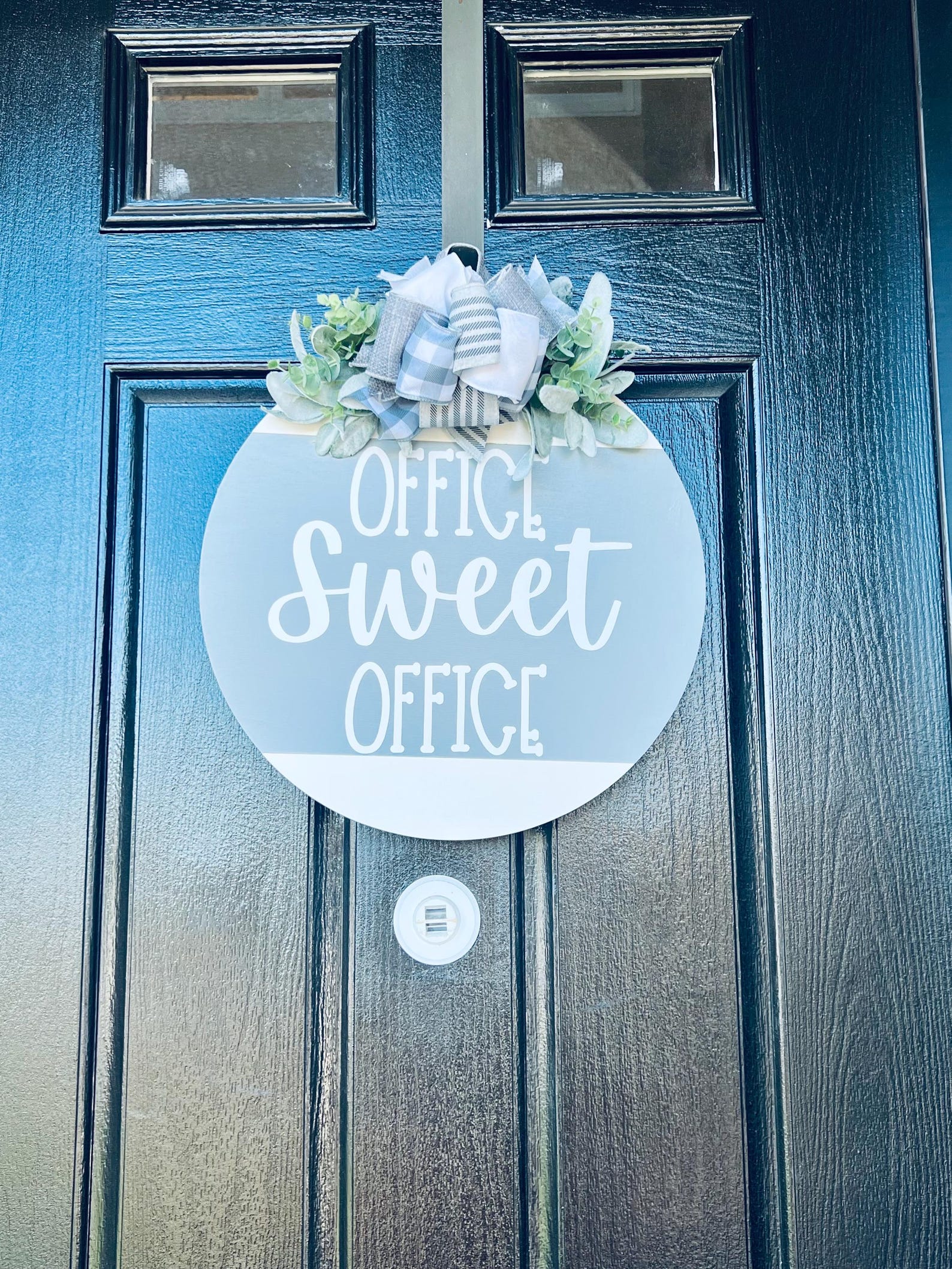 Office Door Decor, Office Door Sign, Office Farmhouse Hanger, Office ...