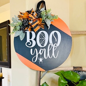 Halloween Door Decor Halloween Welcome Sign Halloween Door - Etsy