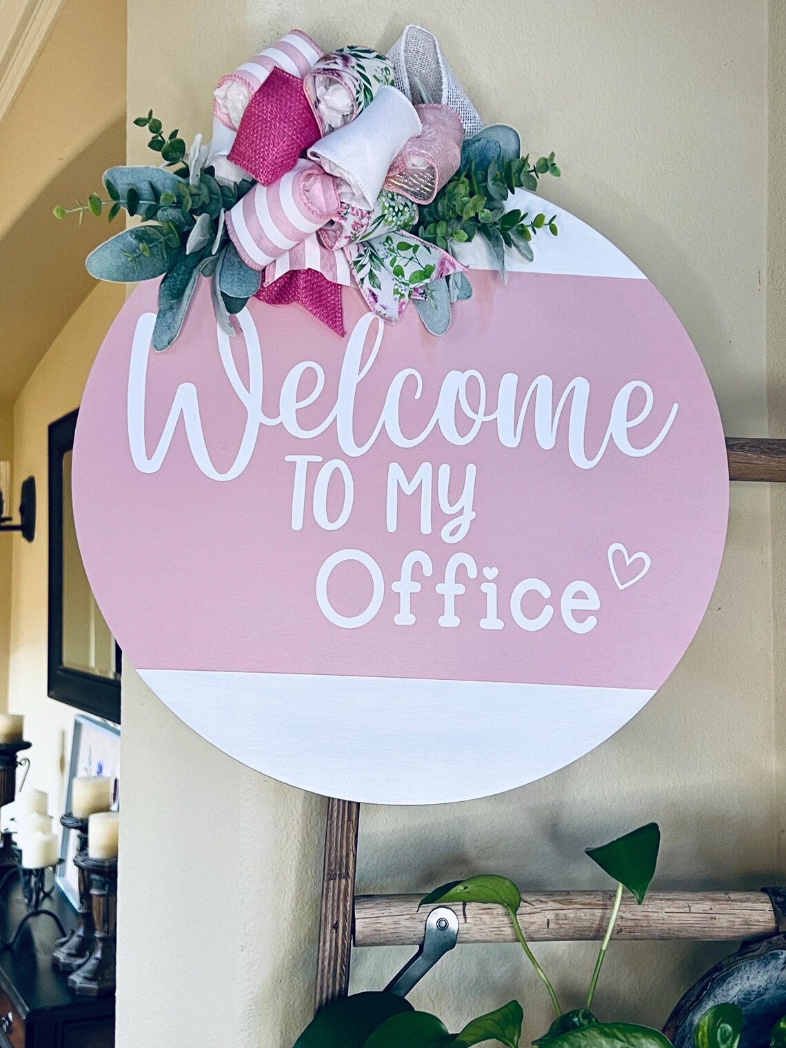 Office Door Decor, Office Door Sign, Office Farmhouse Hanger, Office ...