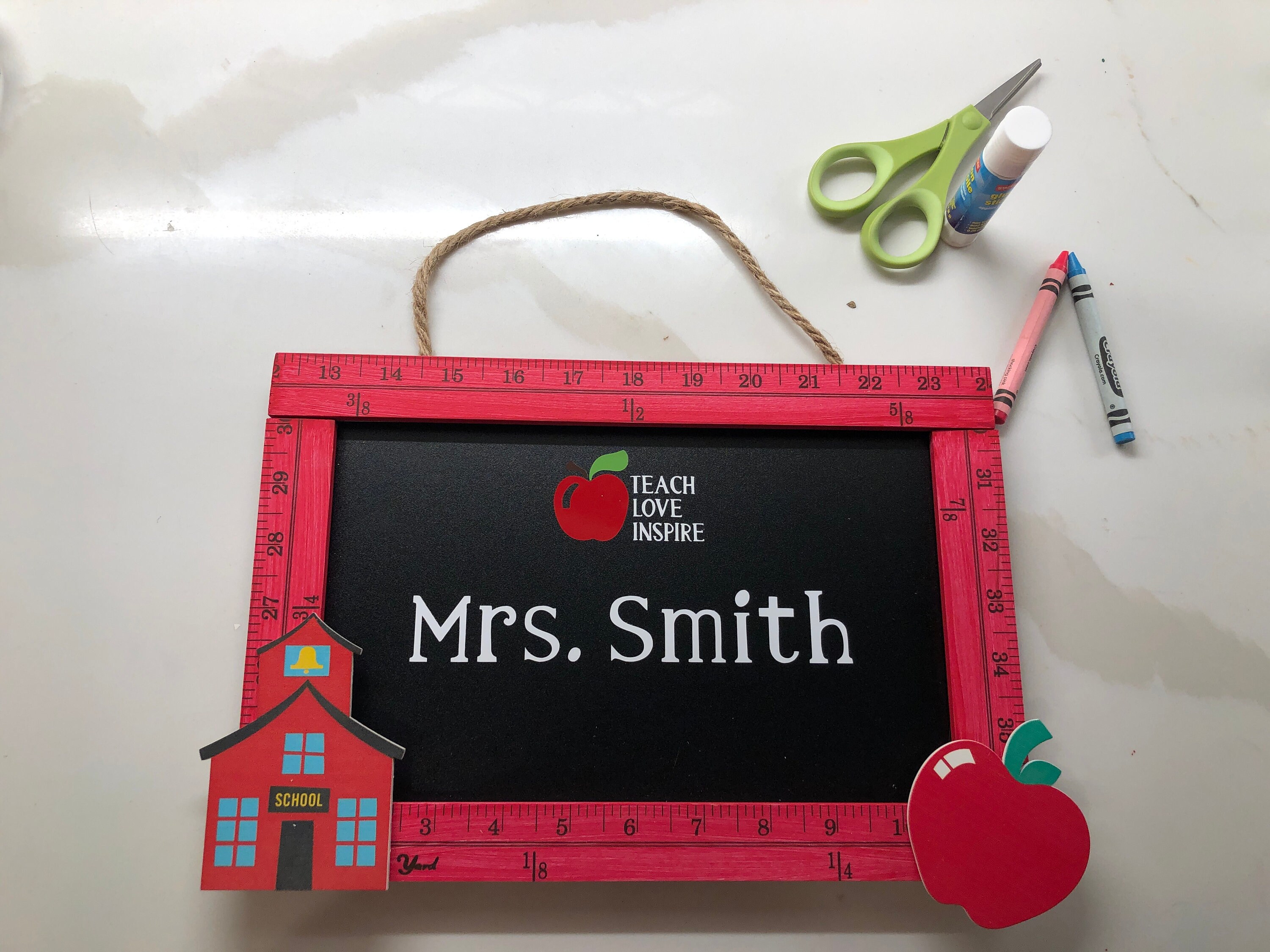 Personalized Teacher Sign Chalkboard Sign Teacher Name Sign | Etsy
