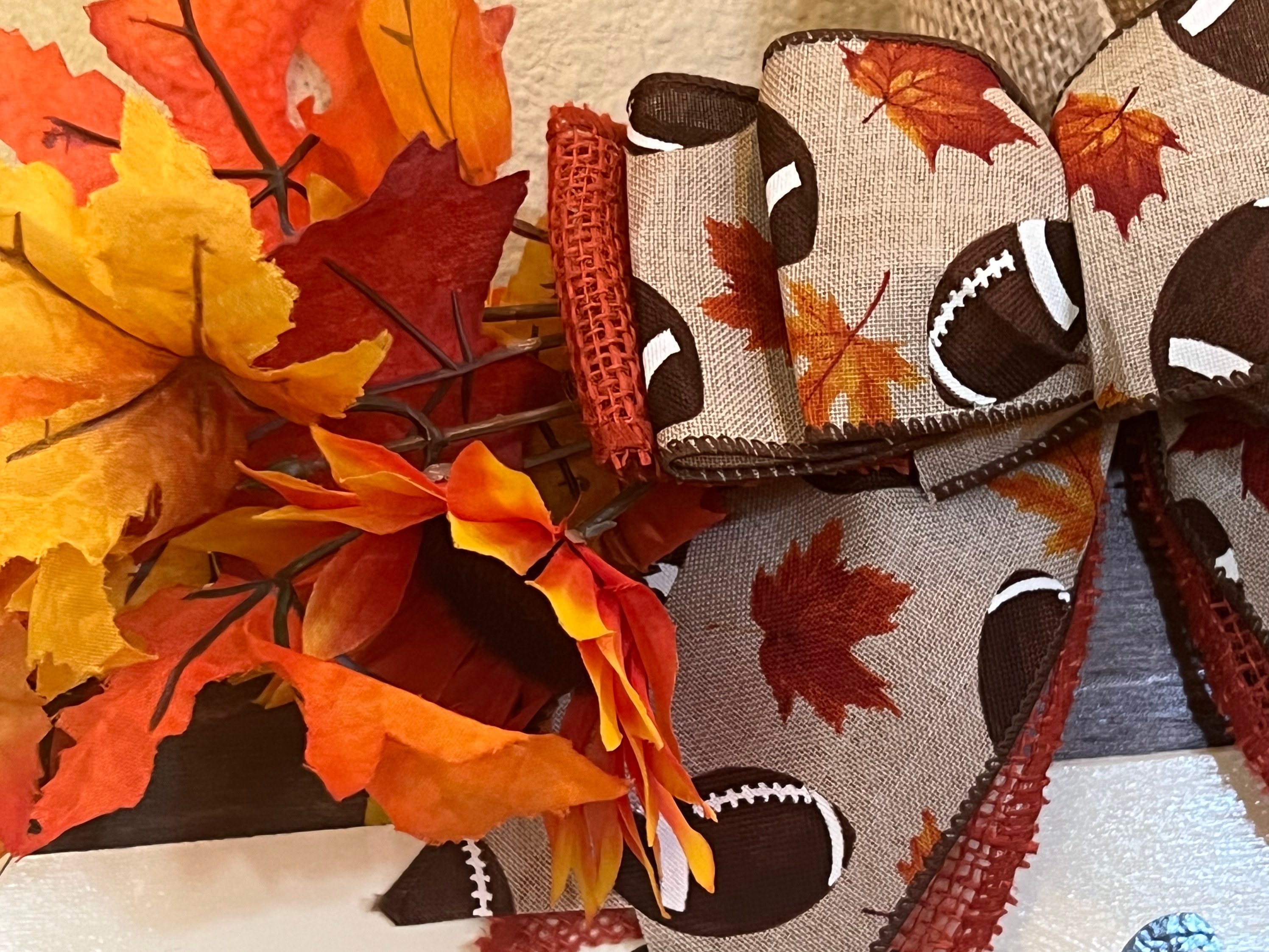 Front Door Decor Fall Family Football Door Hanger Fall - Etsy