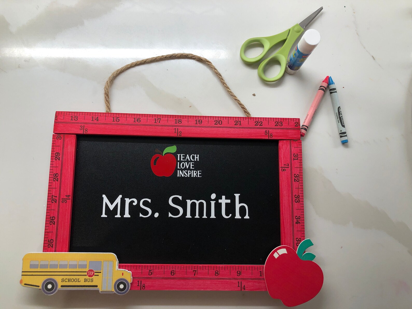 Personalized Teacher Sign Chalkboard Sign Teacher Name Sign | Etsy