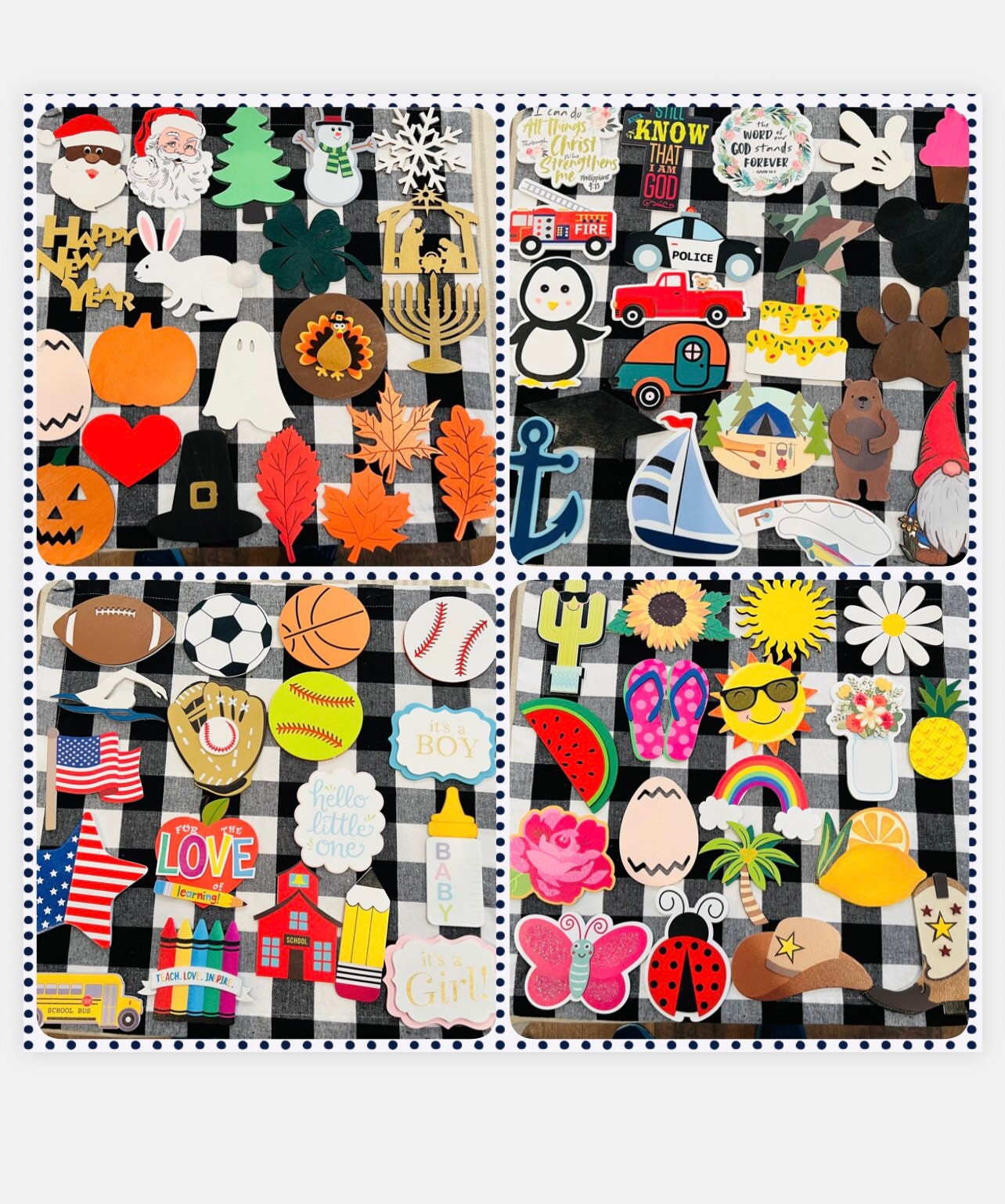 Extra Attachments for Interchangeable Sign Wood Attachments - Etsy