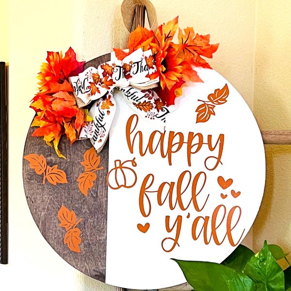 Fall Door Decor - Etsy