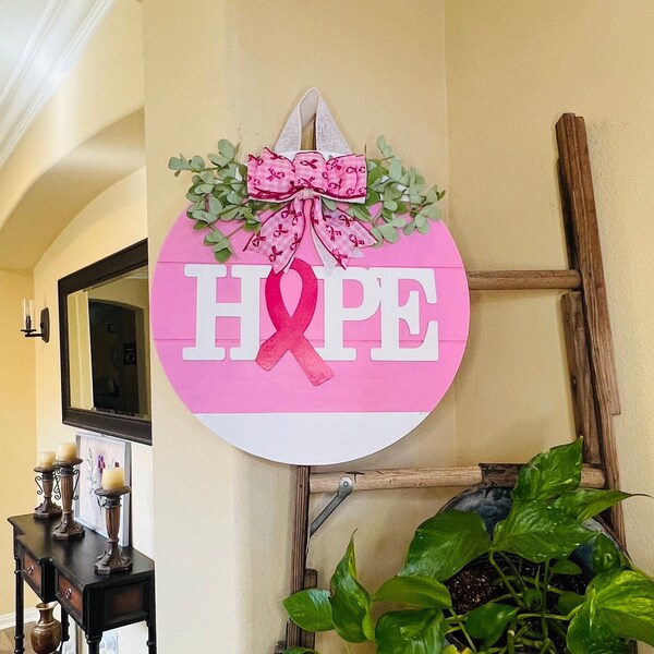 Breast Cancer Awareness Welcome Sign - Etsy