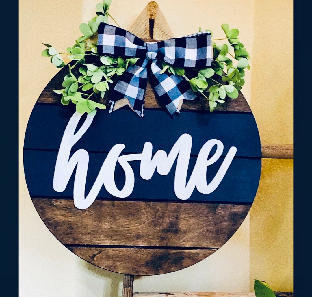 Front Door Decor, Welcome Door Sign, Front Door Hanger, Front Door ...