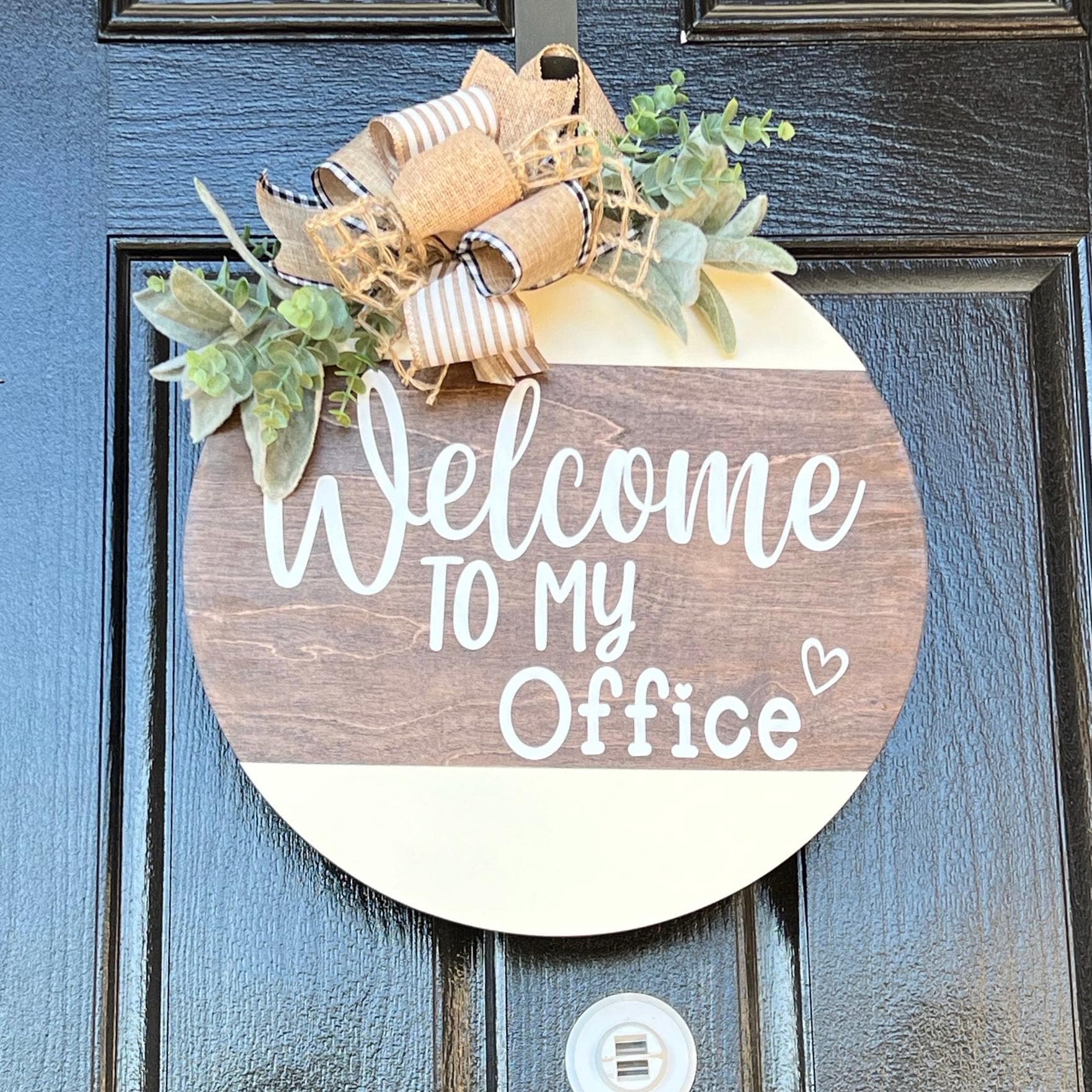 Office Door Decor, Office Door Sign, Office Farmhouse Hanger, Office ...